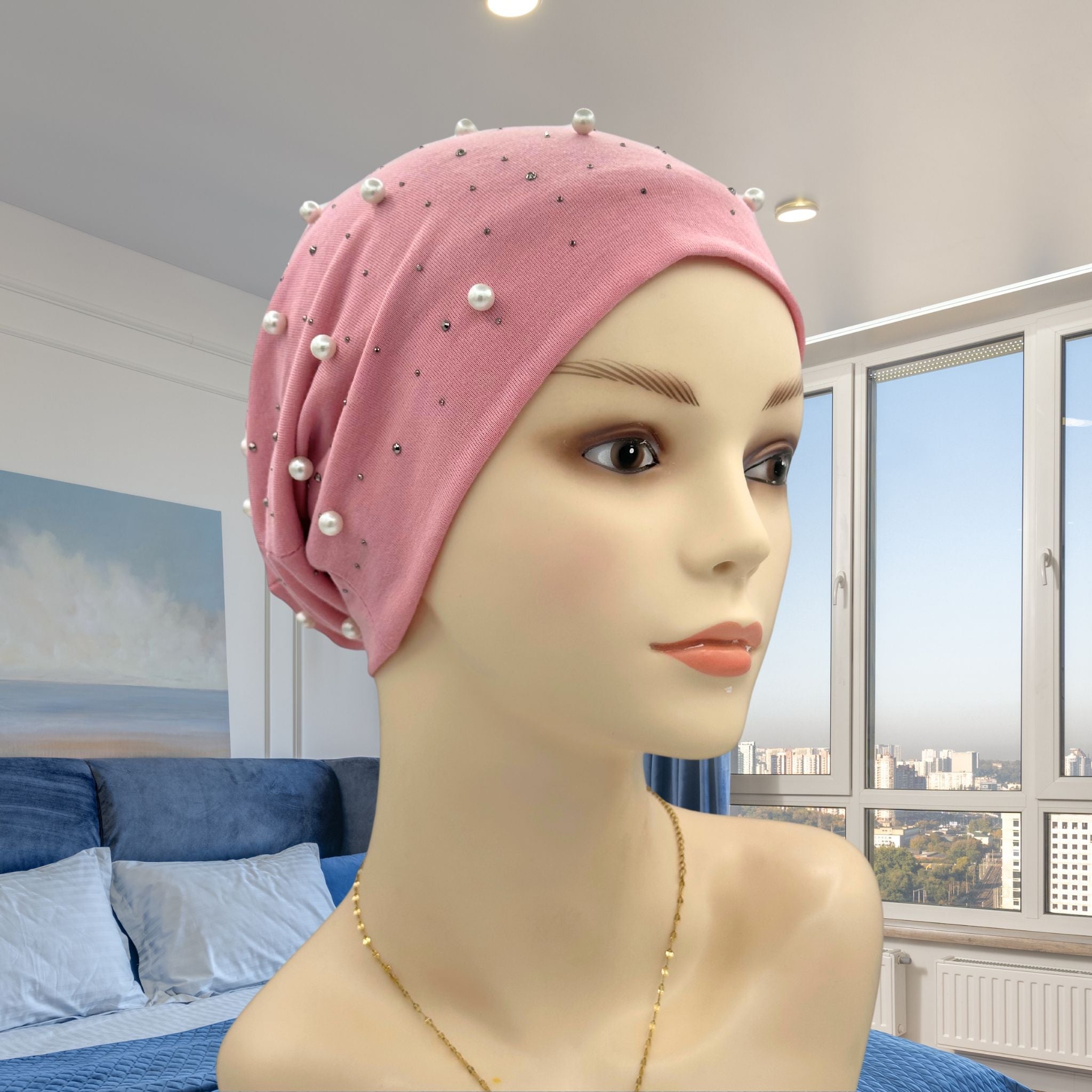 New Arrivals-Pearla Chemo Merch- Chemo And Alopecia Headwear
