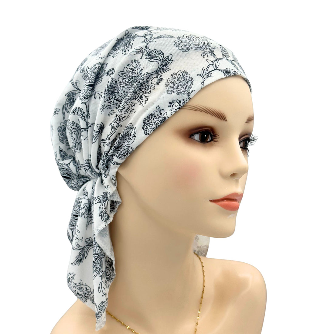 Cute Pre-tied Chemo Head Scarf-Pearla Chemo Merch-Chemo Alopecia Scarf ...