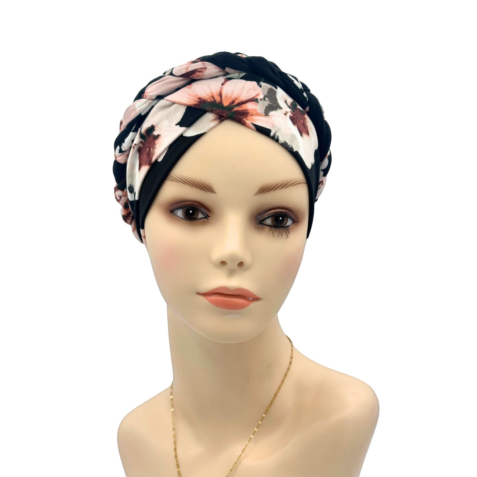 Comfy Braided Chemo Head Wrap-pearlachemomerch-Cancer Women Headwraps ...