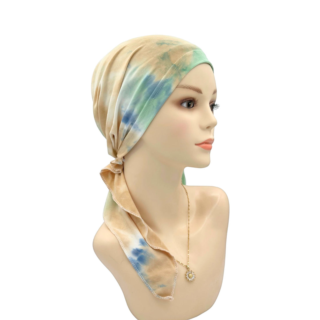 Tie-dye Pre-Tied Women's Cancer Scarf- pearlachemomerch-chemo Scarfs ...