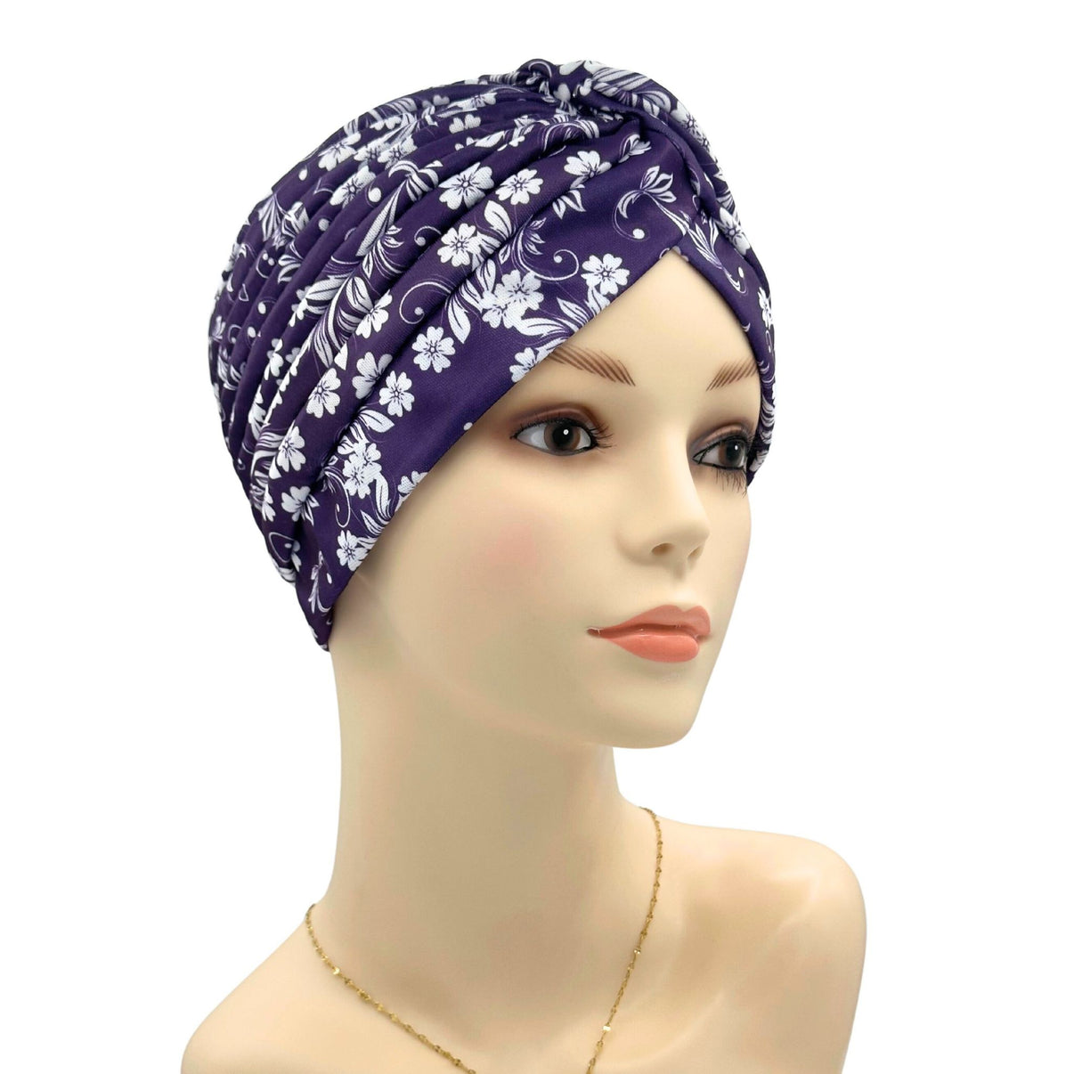 Indian Cross-Style Chemo Hat-Pearlachemomerch-Cancer Head Covering ...