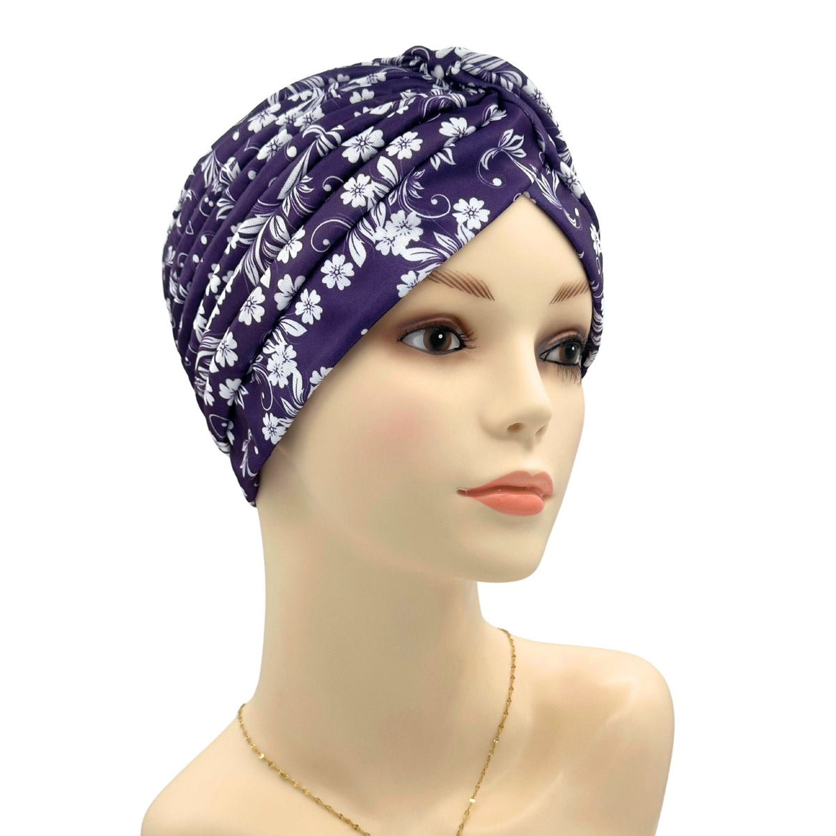 Indian Cross-Style Chemo Hat-Pearlachemomerch-Cancer Head Covering ...