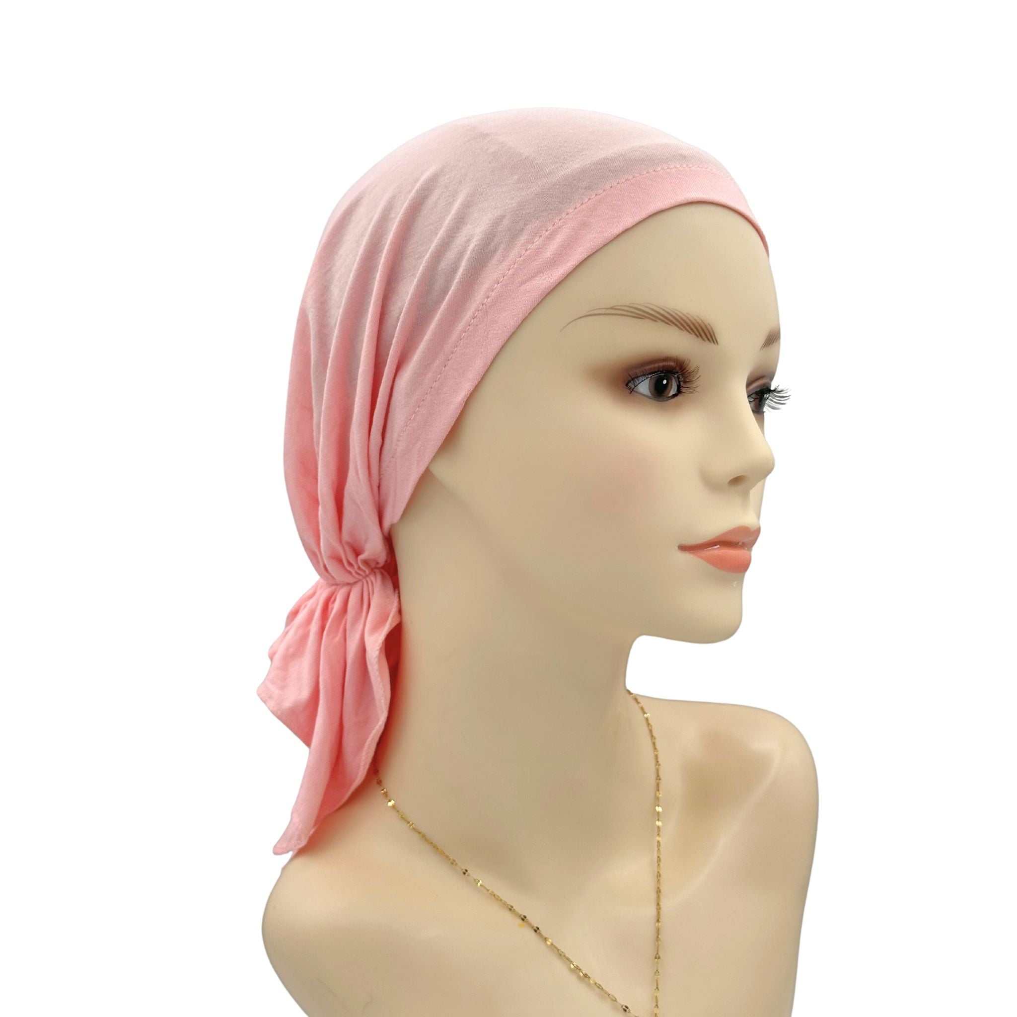 Bamboo Cotton Pre-tied Head Scarf-Pearla Chemo Merch-Cancer Head Cover ...