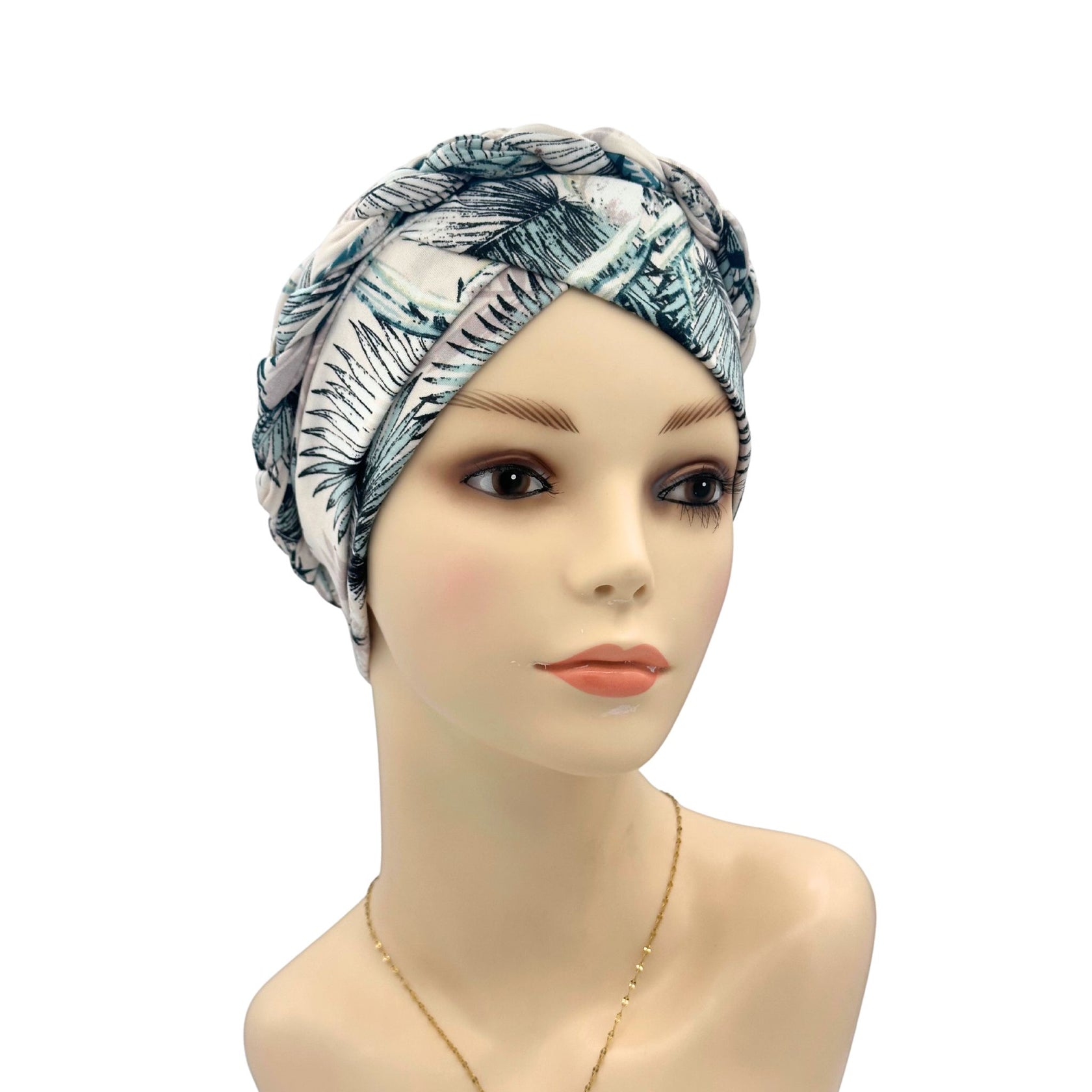 Comfy Braided Chemo Head Wrap-pearlachemomerch-Cancer Women Headwraps ...