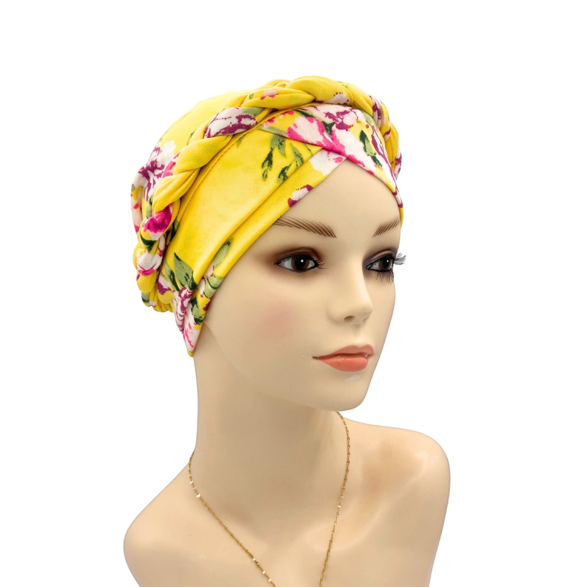 Comfy Braided Chemo Head Wrap-pearlachemomerch-Cancer Women Headwraps ...